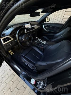 Black BMW 320 2016 in Jelgava, with an engine capacity of 2.00 L and mileage of 197 thousand km for 16990 €, photo 15 on AUTOMOTO.COM.LV