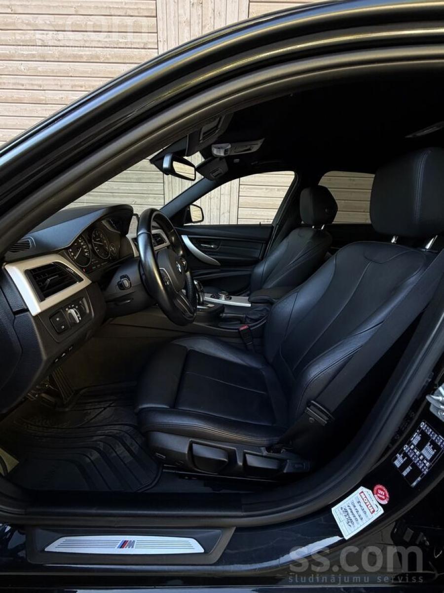Black BMW 320 2016 in Jelgava, with an engine capacity of 2.00 L and mileage of 197 thousand km for 16990 €, photo 16 on AUTOMOTO.COM.LV