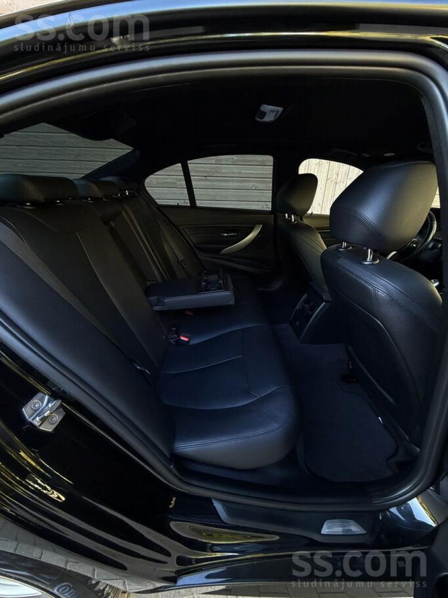 Black BMW 320 2016 in Jelgava, with an engine capacity of 2.00 L and mileage of 197 thousand km for 16990 €, photo 19 on AUTOMOTO.COM.LV