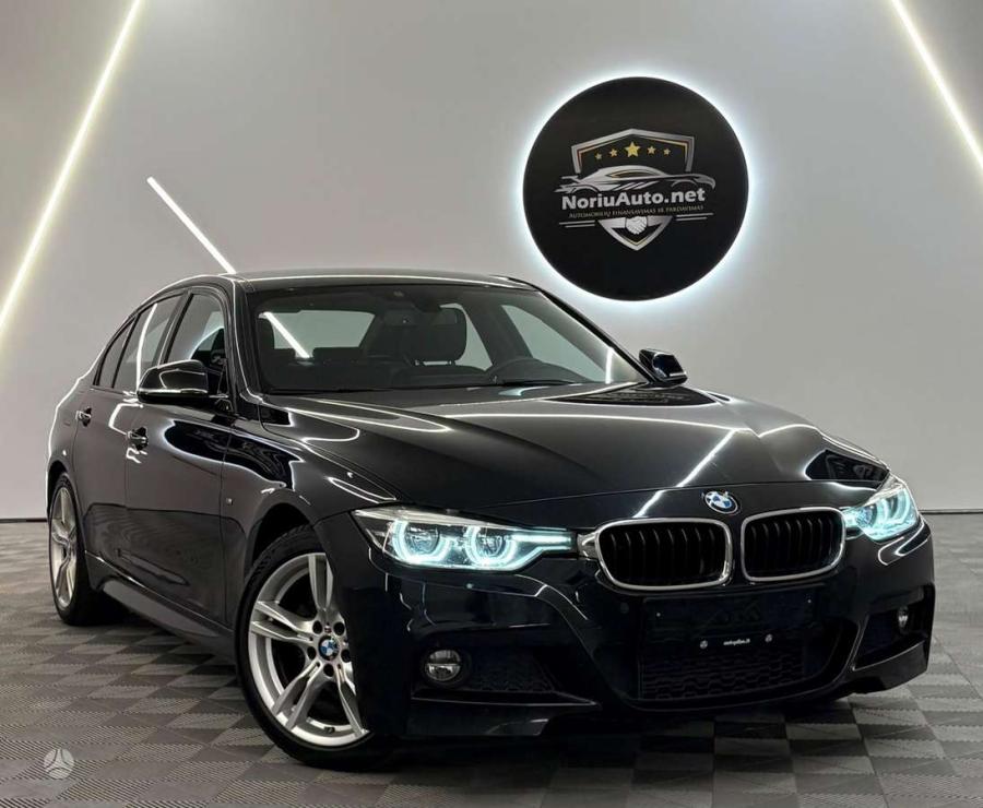 Black BMW 320 2016 in Marijampole, with an engine capacity of 2.00 L and mileage of 301 thousand km for 12499 €, photo 1 on AUTOMOTO.COM.LV