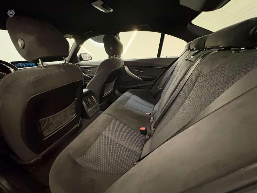 Black BMW 320 2016 in Marijampole, with an engine capacity of 2.00 L and mileage of 301 thousand km for 12499 €, photo 17 on AUTOMOTO.COM.LV