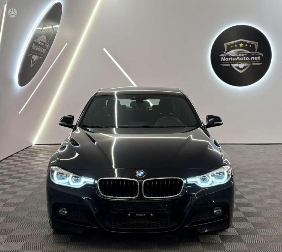 Black BMW 320 2016 in Marijampole, with an engine capacity of 2.00 L and mileage of 301 thousand km for 12499 €, photo 18 on AUTOMOTO.COM.LV