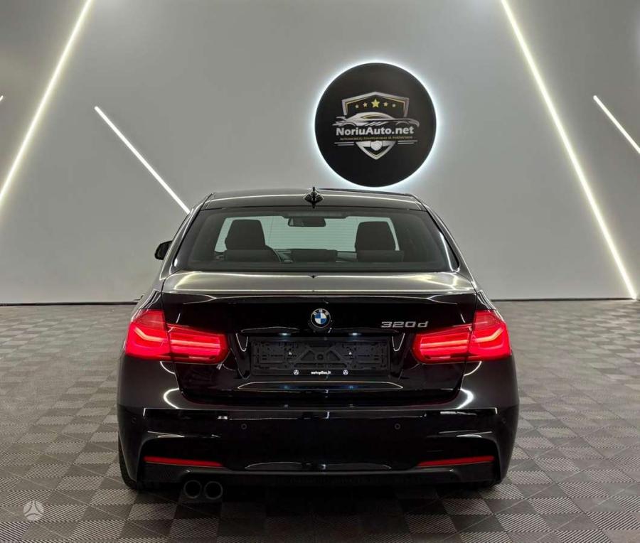 Black BMW 320 2016 in Marijampole, with an engine capacity of 2.00 L and mileage of 301 thousand km for 12499 €, photo 28 on AUTOMOTO.COM.LV