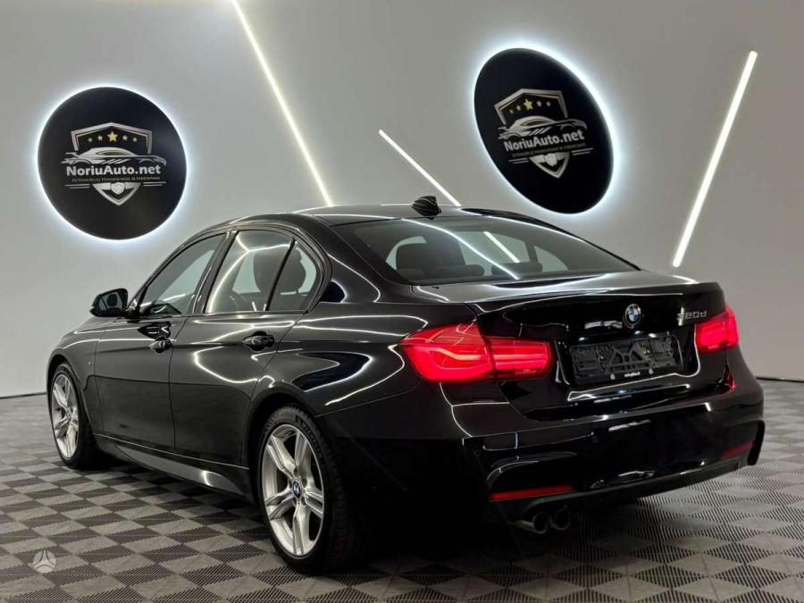 Black BMW 320 2016 in Marijampole, with an engine capacity of 2.00 L and mileage of 301 thousand km for 12499 €, photo 29 on AUTOMOTO.COM.LV