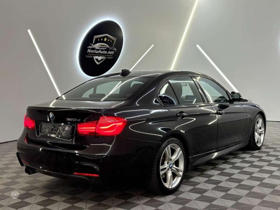 Black BMW 320 2016 in Marijampole, with an engine capacity of 2.00 L and mileage of 301 thousand km for 12499 €, photo 30 on AUTOMOTO.COM.LV