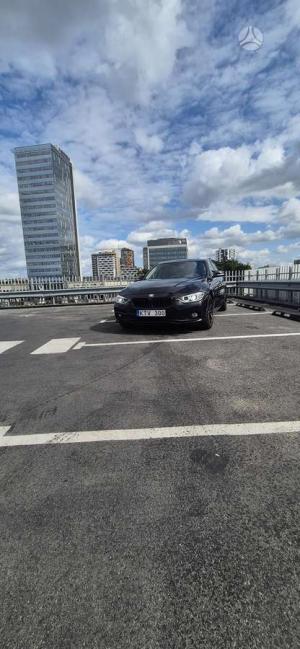 Black BMW 320 2016 in Vilnius, with an engine capacity of 2.00 L and mileage of 162 thousand km for 14000 €, photo  on AUTOMOTO.COM.LV