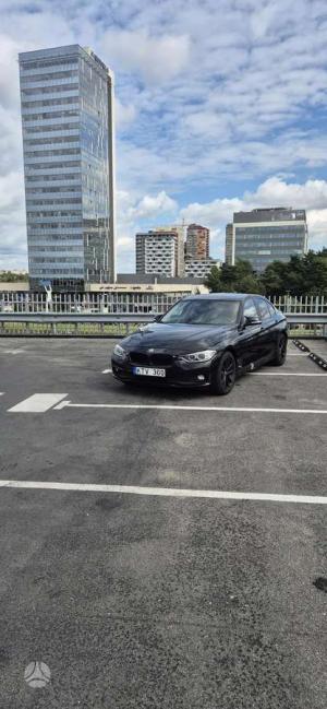 Black BMW 320 2016 in Vilnius, with an engine capacity of 2.00 L and mileage of 162 thousand km for 14000 €, photo 4 on AUTOMOTO.COM.LV