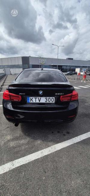 Black BMW 320 2016 in Vilnius, with an engine capacity of 2.00 L and mileage of 162 thousand km for 14000 €, photo 5 on AUTOMOTO.COM.LV