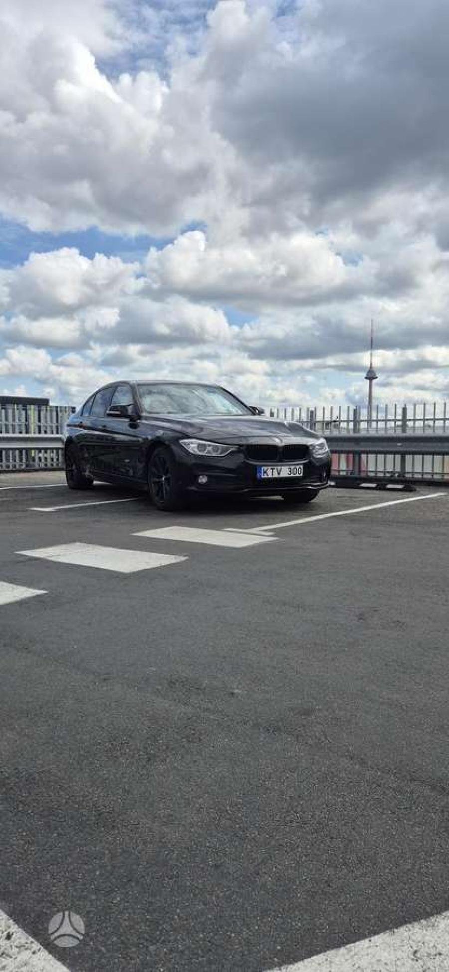 Black BMW 320 2016 in Vilnius, with an engine capacity of 2.00 L and mileage of 162 thousand km for 14000 €, photo 10 on AUTOMOTO.COM.LV