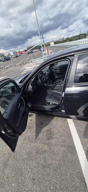 Black BMW 320 2016 in Vilnius, with an engine capacity of 2.00 L and mileage of 162 thousand km for 14000 €, photo 13 on AUTOMOTO.COM.LV