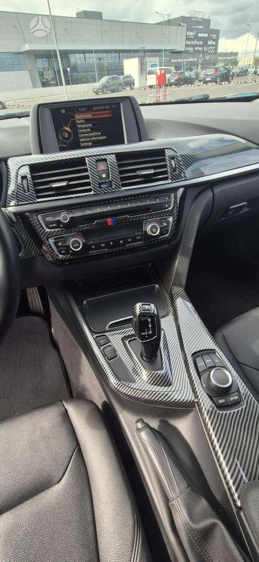 Black BMW 320 2016 in Vilnius, with an engine capacity of 2.00 L and mileage of 162 thousand km for 14000 €, photo 14 on AUTOMOTO.COM.LV