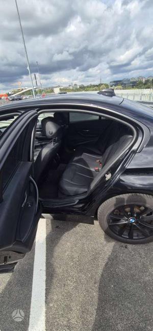 Black BMW 320 2016 in Vilnius, with an engine capacity of 2.00 L and mileage of 162 thousand km for 14000 €, photo 17 on AUTOMOTO.COM.LV