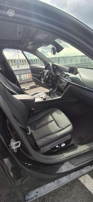 Black BMW 320 2016 in Vilnius, with an engine capacity of 2.00 L and mileage of 162 thousand km for 14000 €, photo 20 on AUTOMOTO.COM.LV