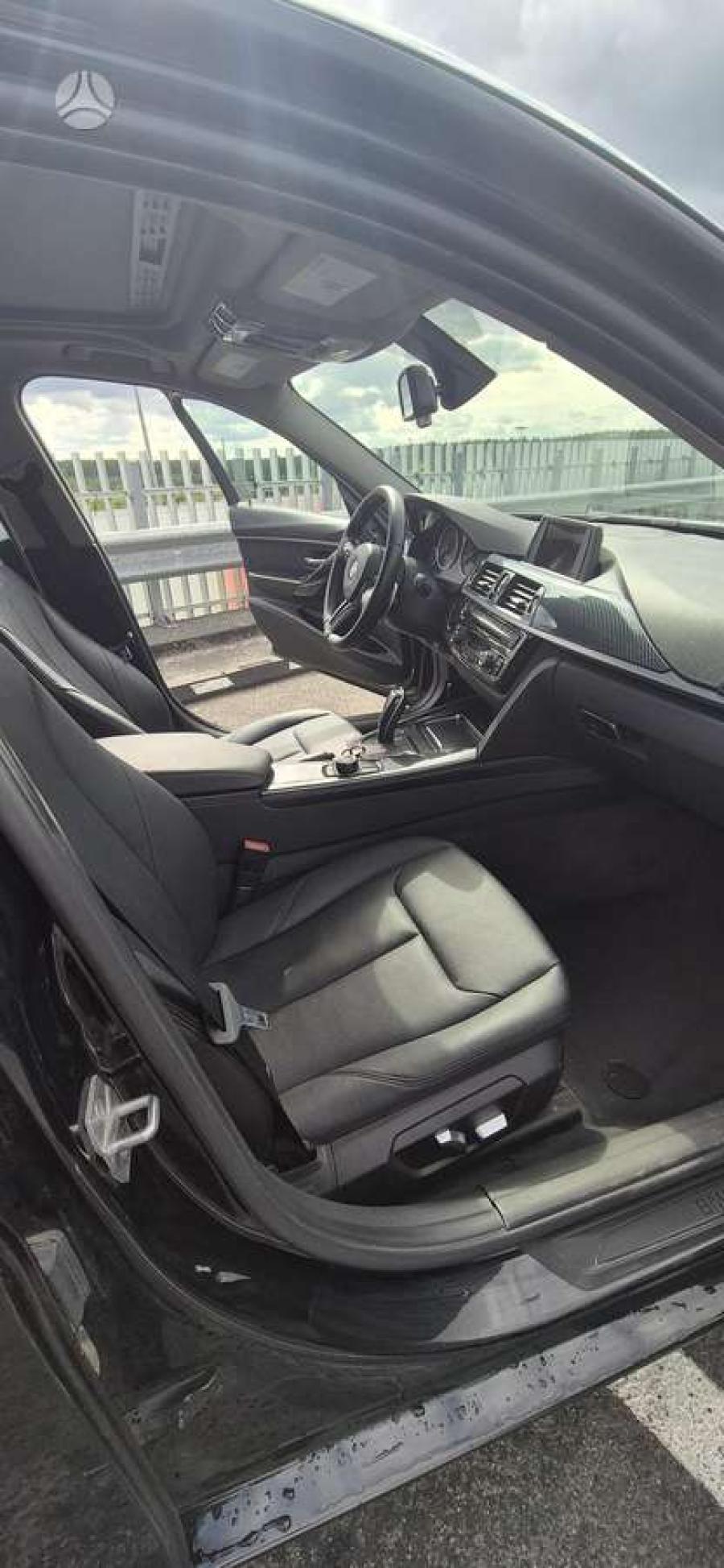 Black BMW 320 2016 in Vilnius, with an engine capacity of 2.00 L and mileage of 162 thousand km for 14000 €, photo 20 on AUTOMOTO.COM.LV
