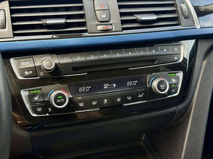 Melns BMW 320 2016 Šauļi, ar dzinēja tilpumu 2.00 L un nobraukumu 288 tūkst. km par 10700 €, foto 14 vietnē AUTOMOTO.COM.LV