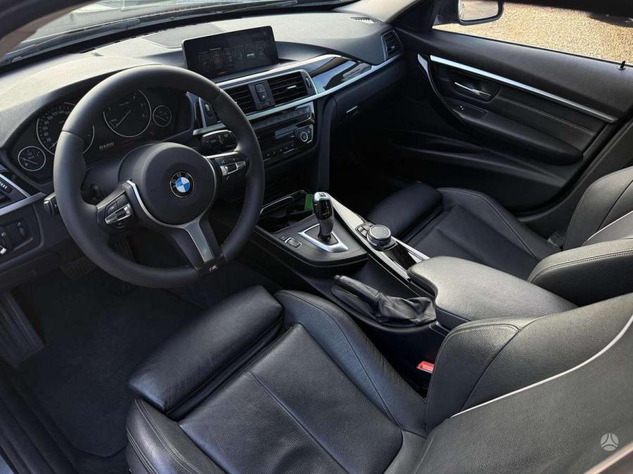 Black BMW 320 2016 in Kaunas, with an engine capacity of 2.00 L and mileage of 274 thousand km for 10700 €, photo 14 on AUTOMOTO.COM.LV