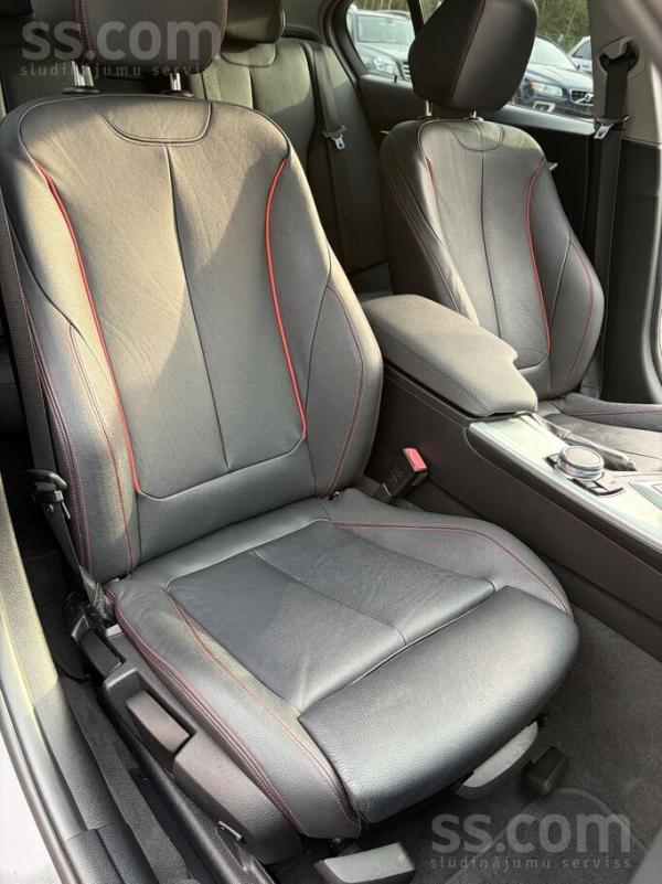 Black BMW 320 2016 in Riga, with an engine capacity of 2.00 L and mileage of 185 thousand km for 13990 €, photo 7 on AUTOMOTO.COM.LV