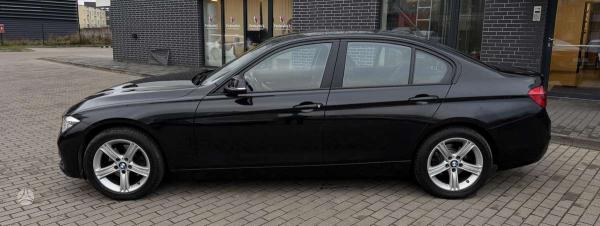 Black BMW 320 2017 in Vilnius, with an engine capacity of 2.00 L and mileage of 245 thousand km for 12999 €, photo 2 on AUTOMOTO.COM.LV