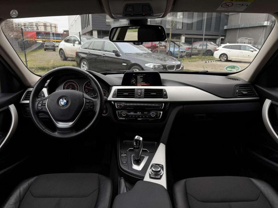 Black BMW 320 2017 in Vilnius, with an engine capacity of 2.00 L and mileage of 245 thousand km for 12999 €, photo 13 on AUTOMOTO.COM.LV