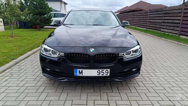Black BMW 320 2017 in Klaipeda, with an engine capacity of 2.00 L and mileage of 95 thousand km for 10999 €, photo 2 on AUTOMOTO.COM.LV