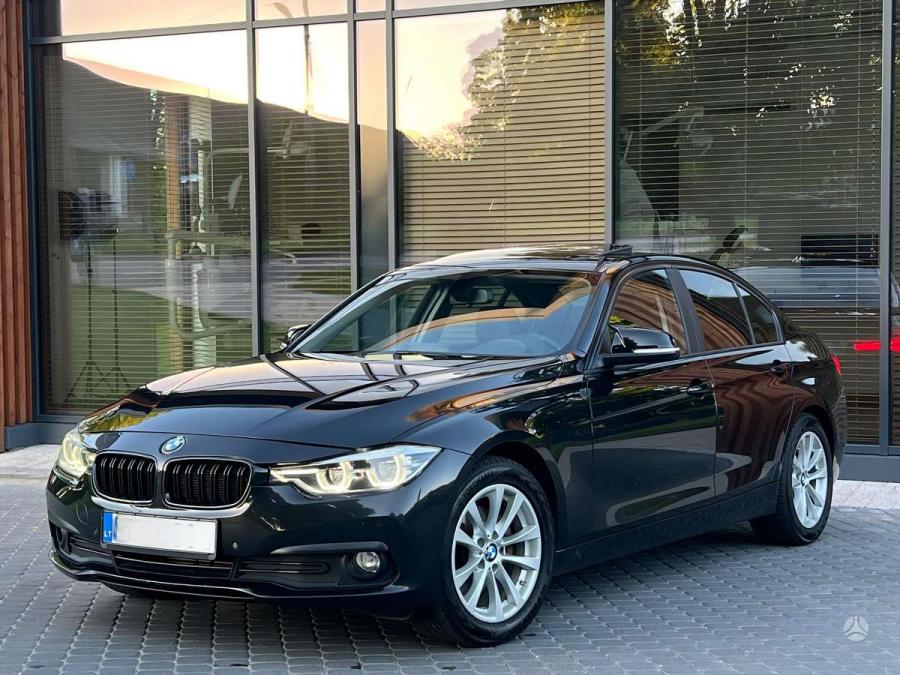 Black BMW 320 2017 in Vilnius, with an engine capacity of 2.00 L and mileage of 187 thousand km for 10300 €, photo 1 on AUTOMOTO.COM.LV