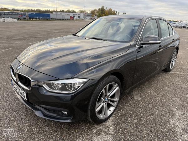 Melns BMW 320 2017 Viļņa, ar dzinēja tilpumu 2.00 L un nobraukumu 206 tūkst. km par 9799 €, foto  vietnē AUTOMOTO.COM.LV