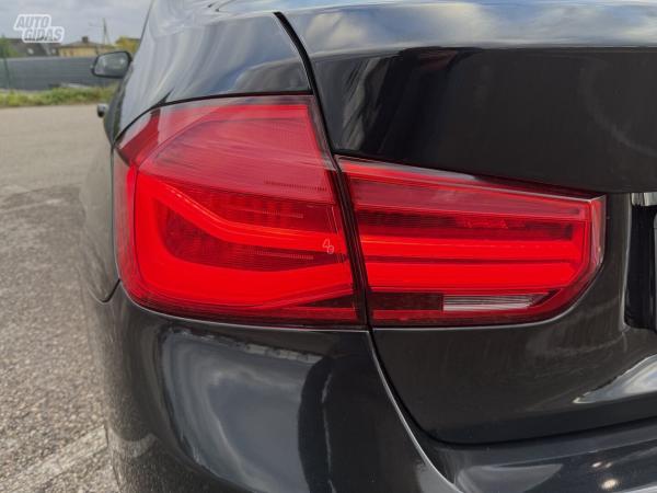 Black BMW 320 2017 in Vilnius, with an engine capacity of 2.00 L and mileage of 206 thousand km for 9799 €, photo 7 on AUTOMOTO.COM.LV