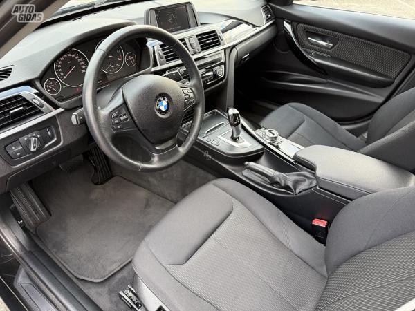 Black BMW 320 2017 in Vilnius, with an engine capacity of 2.00 L and mileage of 206 thousand km for 9799 €, photo 10 on AUTOMOTO.COM.LV