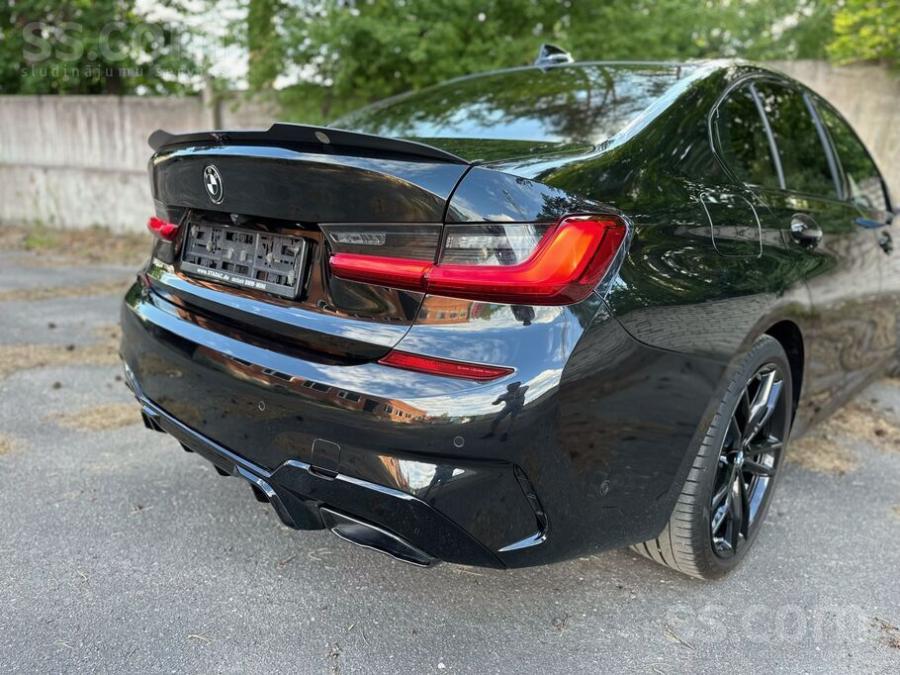 Black BMW 320 2019 in Riga, with an engine capacity of 2.00 L and mileage of 0 thousand km for 27800 €, photo 6 on AUTOMOTO.COM.LV