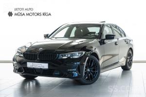 Black BMW 320 2019 in Riga, with an engine capacity of 2.00 L and mileage of 117 thousand km for 23900 €, photo  on AUTOMOTO.COM.LV