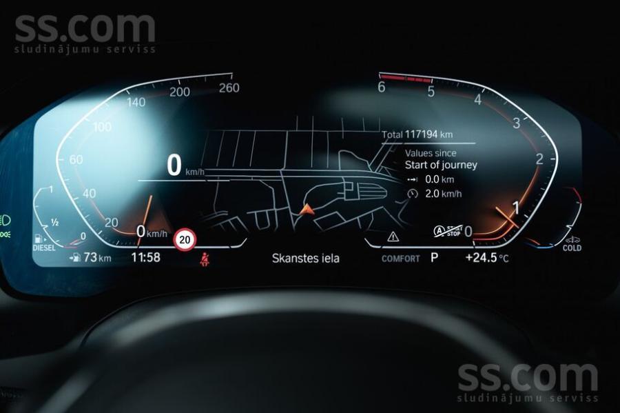 Melns BMW 320 2019 Rīga, ar dzinēja tilpumu 2.00 L un nobraukumu 117 tūkst. km par 23900 €, foto 15 vietnē AUTOMOTO.COM.LV