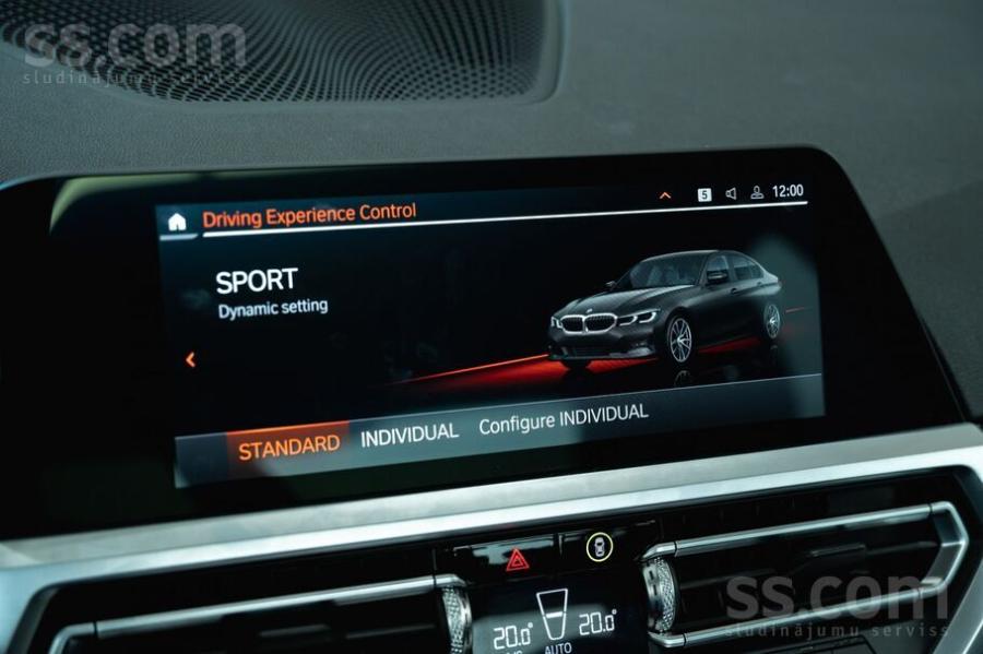 Melns BMW 320 2019 Rīga, ar dzinēja tilpumu 2.00 L un nobraukumu 117 tūkst. km par 23900 €, foto 24 vietnē AUTOMOTO.COM.LV