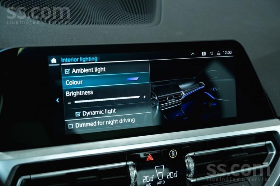 Melns BMW 320 2019 Rīga, ar dzinēja tilpumu 2.00 L un nobraukumu 117 tūkst. km par 23900 €, foto 29 vietnē AUTOMOTO.COM.LV