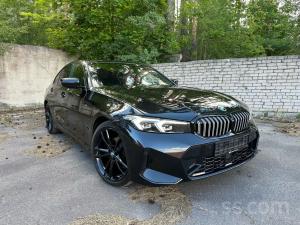 Black BMW 320 2019 in Riga, with an engine capacity of 2.00 L and mileage of 0 thousand km for 27800 €, photo  on AUTOMOTO.COM.LV