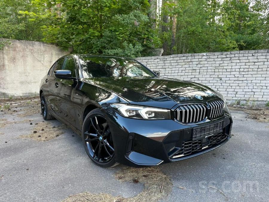 Black BMW 320 2019 in Riga, with an engine capacity of 2.00 L and mileage of 0 thousand km for 27800 €, photo 1 on AUTOMOTO.COM.LV