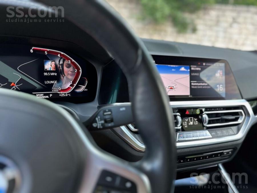 Black BMW 320 2019 in Riga, with an engine capacity of 2.00 L and mileage of 0 thousand km for 27800 €, photo 22 on AUTOMOTO.COM.LV