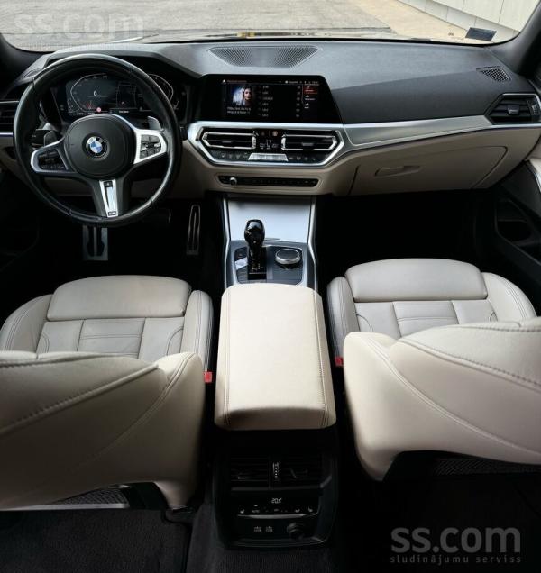 Black BMW 320 2019 in Riga, with an engine capacity of 2.00 L and mileage of 127 thousand km for 26400 €, photo 7 on AUTOMOTO.COM.LV