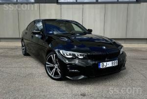 Black BMW 320 2019 in Riga, with an engine capacity of 2.00 L and mileage of 128 thousand km for 26400 €, photo 1 on AUTOMOTO.COM.LV