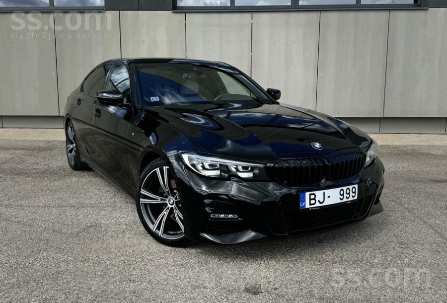 Black BMW 320 2019 in Riga, with an engine capacity of 2.00 L and mileage of 128 thousand km for 26400 €, photo 1 on AUTOMOTO.COM.LV