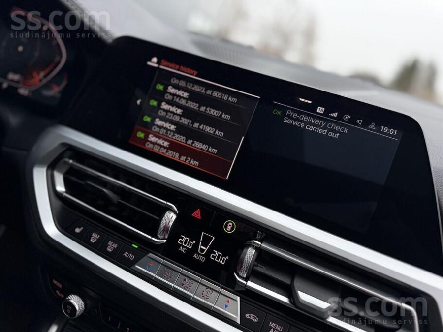 Черный БМВ 320 2019 в Рига, объемом двигателя 2.00 л и пробегом 115 тыс. км за 24900 €, фото 27 на AUTOMOTO.COM.LV