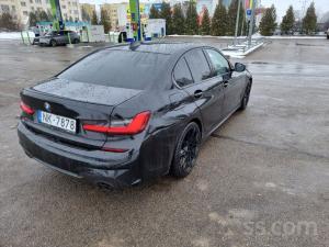 Black BMW 320 2019 in Riga, with an engine capacity of 2.00 L and mileage of 68 thousand km for 28500 €, photo  on AUTOMOTO.COM.LV