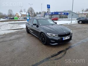 Black BMW 320 2019 in Riga, with an engine capacity of 2.00 L and mileage of 68 thousand km for 28500 €, photo 3 on AUTOMOTO.COM.LV