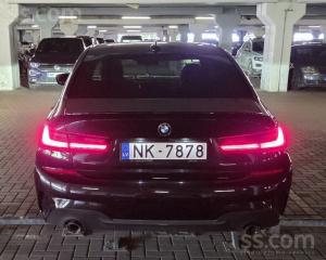 Black BMW 320 2019 in Riga, with an engine capacity of 2.00 L and mileage of 68 thousand km for 28500 €, photo 8 on AUTOMOTO.COM.LV