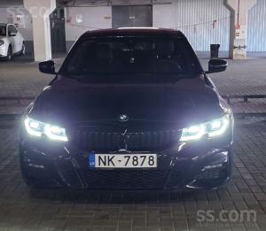 Black BMW 320 2019 in Riga, with an engine capacity of 2.00 L and mileage of 68 thousand km for 28500 €, photo 9 on AUTOMOTO.COM.LV