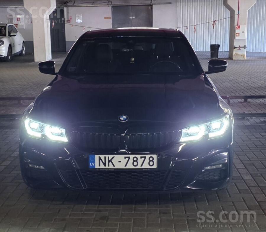 Black BMW 320 2019 in Riga, with an engine capacity of 2.00 L and mileage of 68 thousand km for 28500 €, photo 9 on AUTOMOTO.COM.LV
