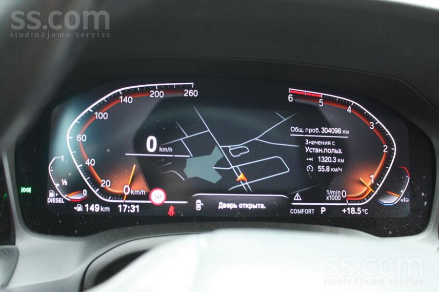 Melns BMW 320 2019 Tukums, ar dzinēja tilpumu 2.00 L un nobraukumu 303 tūkst. km par 17790 €, foto 10 vietnē AUTOMOTO.COM.LV