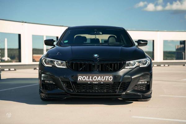 Black BMW 320 2019 in Vilnius, with an engine capacity of 2.00 L and mileage of 144 thousand km for 25500 €, photo 1 on AUTOMOTO.COM.LV