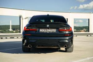 Black BMW 320 2019 in Vilnius, with an engine capacity of 2.00 L and mileage of 144 thousand km for 25500 €, photo 7 on AUTOMOTO.COM.LV