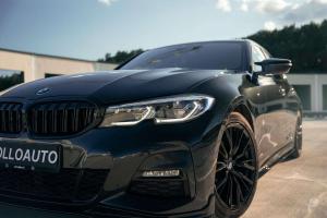 Black BMW 320 2019 in Vilnius, with an engine capacity of 2.00 L and mileage of 144 thousand km for 25500 €, photo 18 on AUTOMOTO.COM.LV