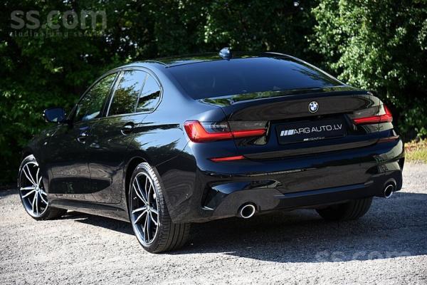 Black BMW 320 2019 in Tukums, with an engine capacity of 2.00 L and mileage of 172 thousand km for 23990 €, photo 2 on AUTOMOTO.COM.LV